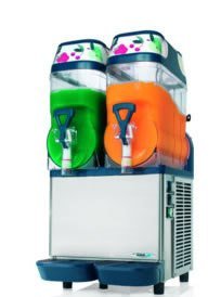 Professionelle slush ice maskiner med 2 kamre- vi har de bedste!