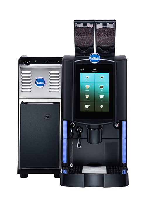 Carimali Optima LM Friskbrygget kaffemaskine inkl. køleskab inkl ...