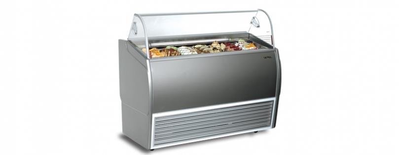 Sevel SLM Gelato Showcase - Sevel refrigerated display cases - Kasper ...