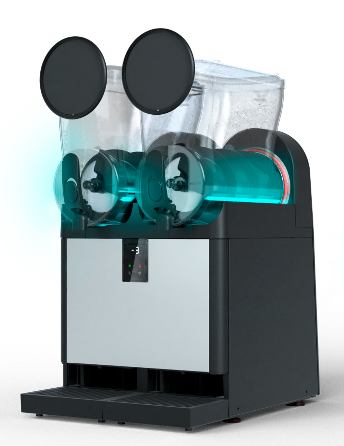 V-AIR SMART PLUS 2 ECO Slush ice machine w/2 12 liter containers ...